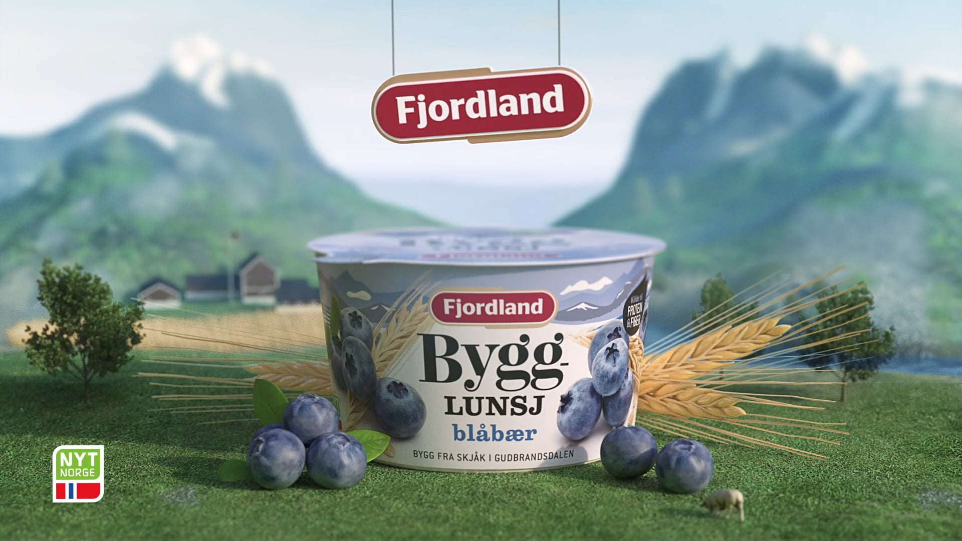 Fjordland Bygglunsj Blåbær on Vimeo