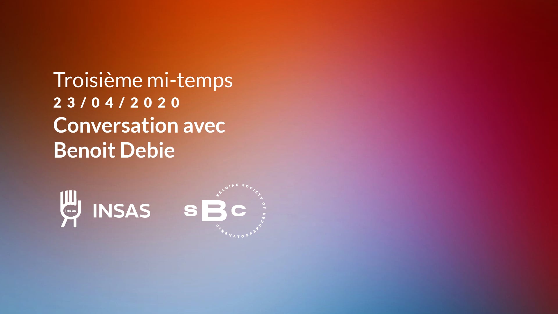 Benoit Debie - Troisième mi-temps on Vimeo