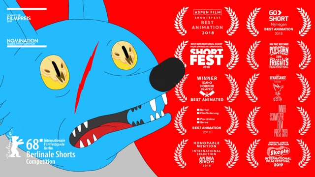 A Coyote Is Haunted by Visions of a Wolf Attack in This Brutal Animated ...