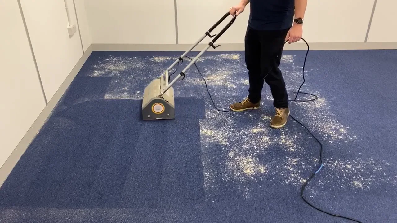 Dry carpet cleaning demo on Vimeo