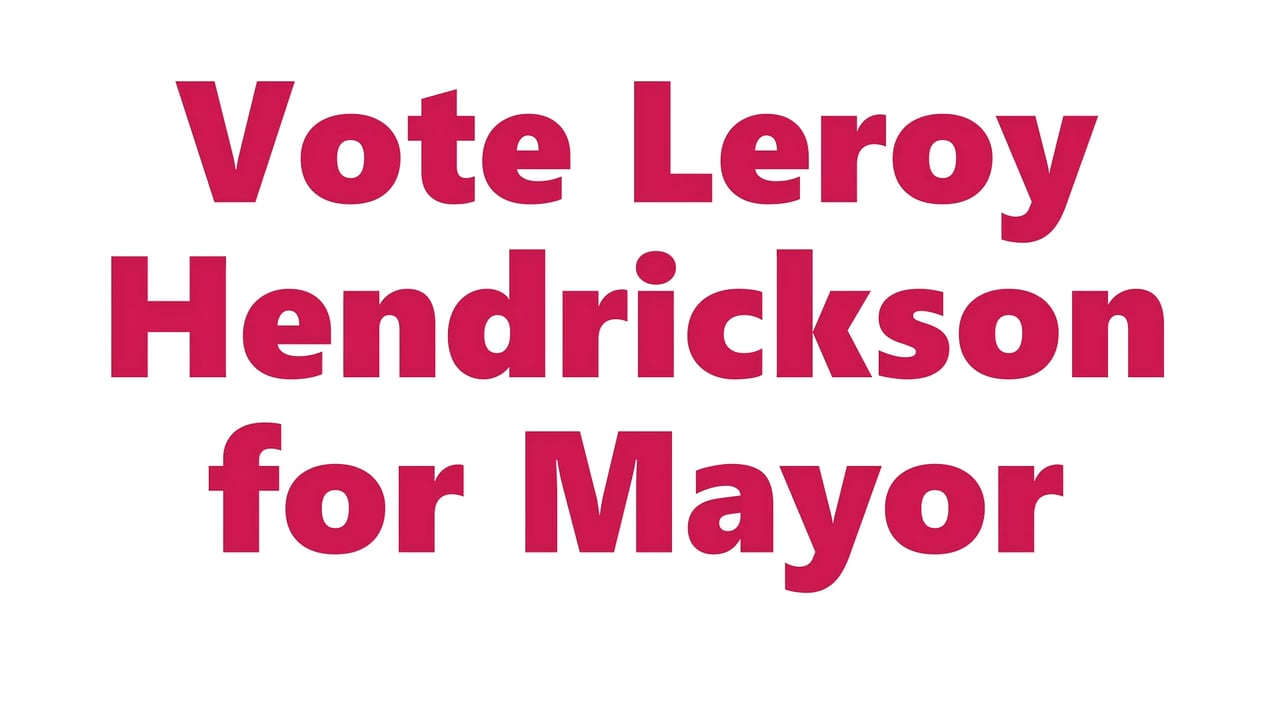 Leroy for Mayor! on Vimeo