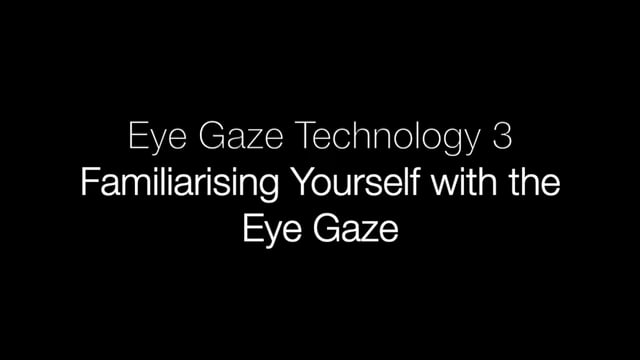 Eye Gaze Technology - using a Tobii Dynavox i12 on Vimeo