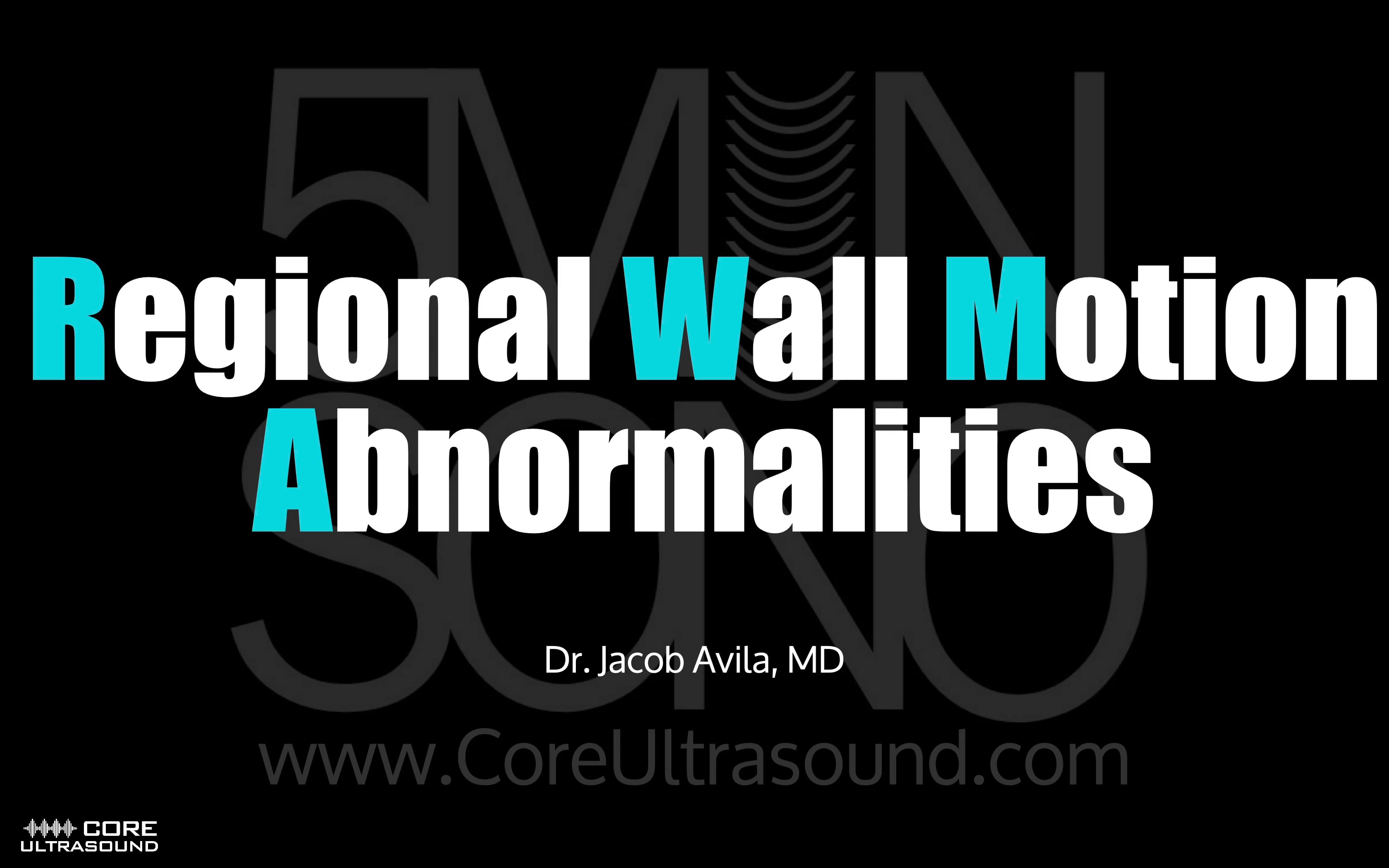 Regional Wall Motion Abnormalities on Vimeo