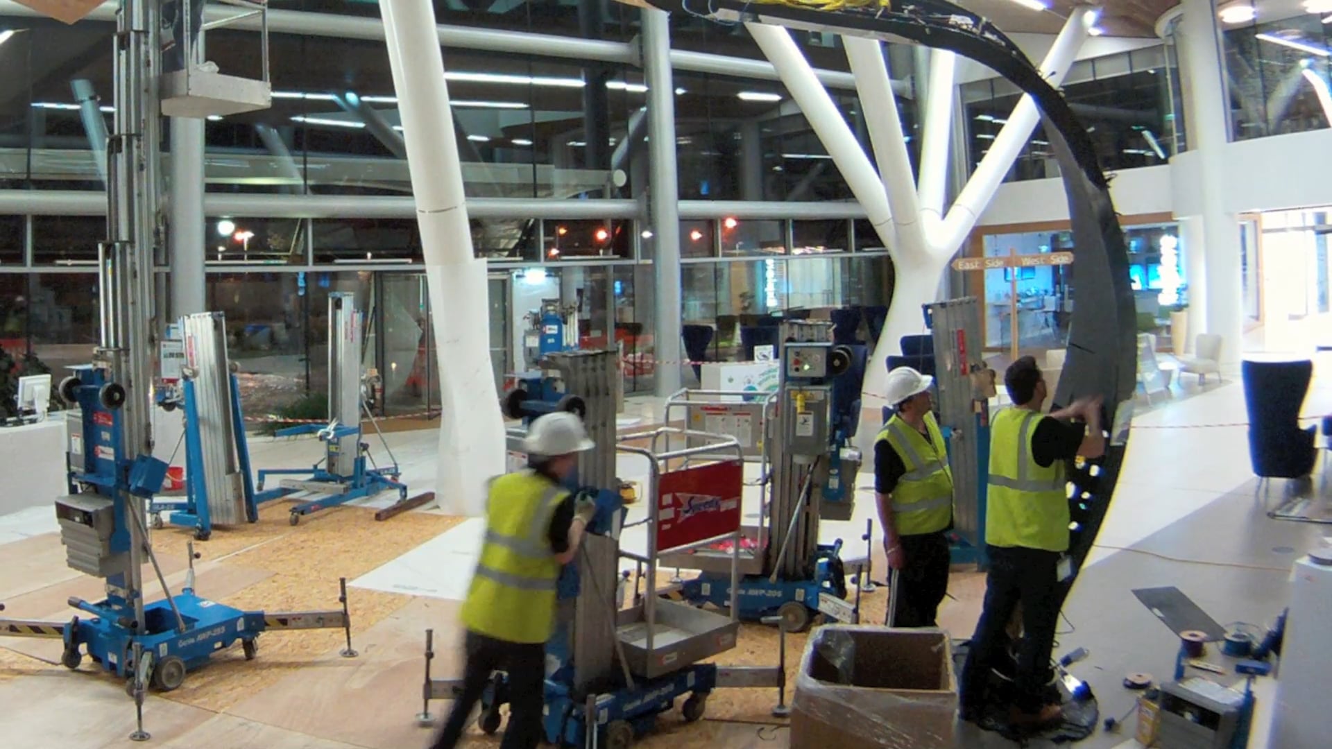 o2 head office - digital ribbon on Vimeo