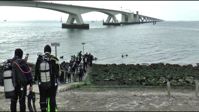 The Zeeland Bridge, Dive, Netherlands. Free Stock Video - Pixabay