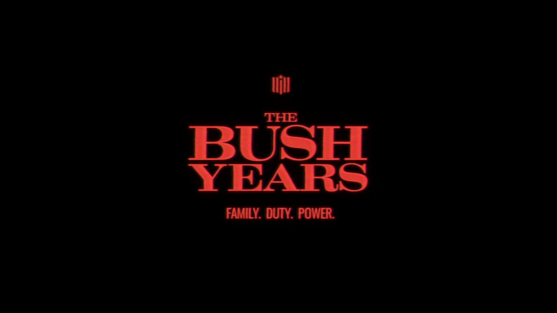 "The Bush Years - Family, Duty, Power" title sequence by David Penn on Vimeo
