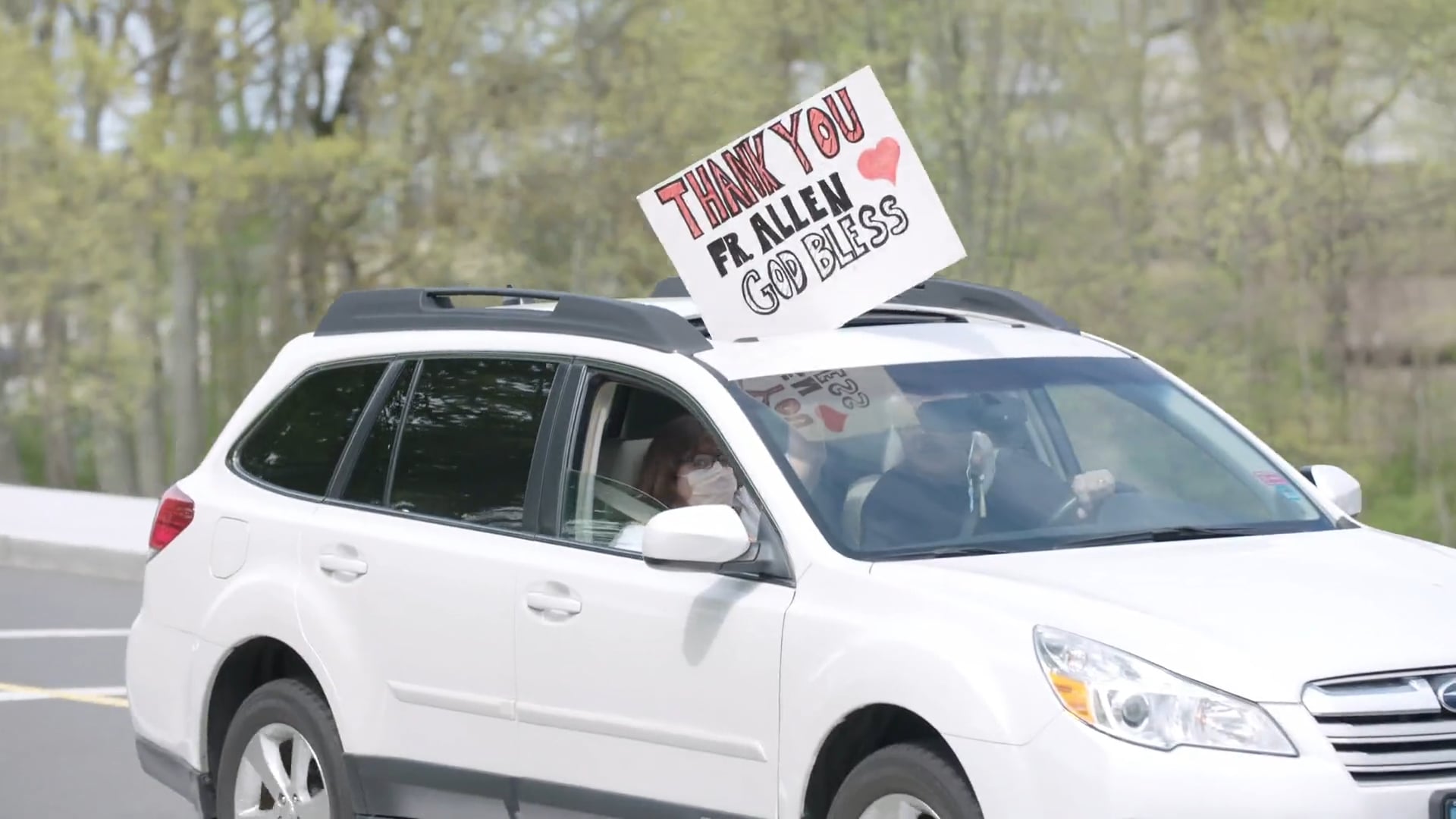 Rev. Charles Allen S.J. Retirement Parade on Vimeo