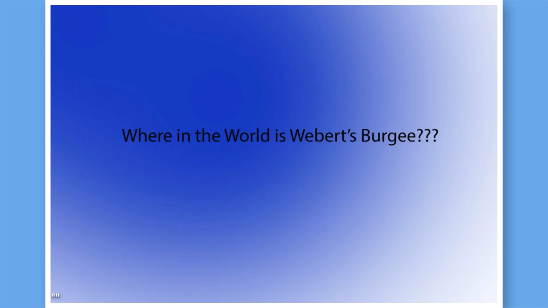 Where in the World is Webert's Burgee? on Vimeo