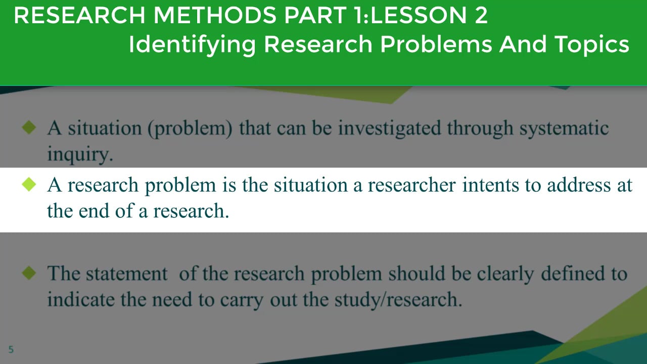 Reasearch Method Lesson 3 on Vimeo