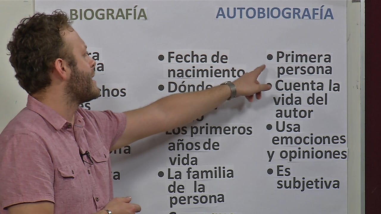 Disfruta de Biografía y autobiografía, Español para Todos - RTV En Línea