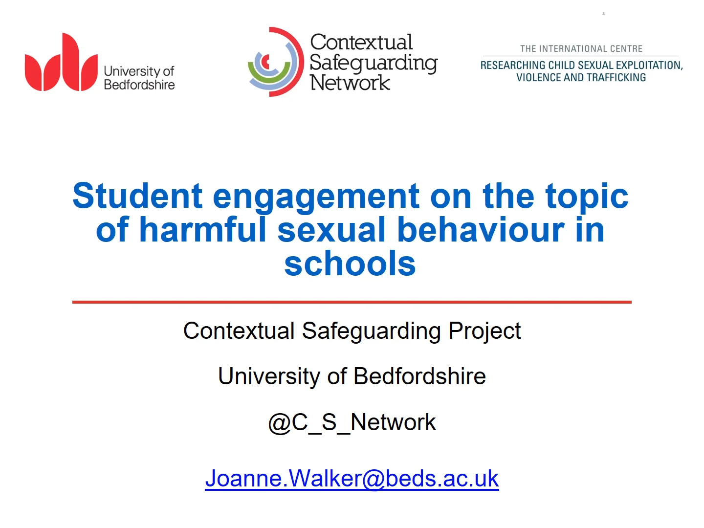 Student engagement on the topic of HSB in schools