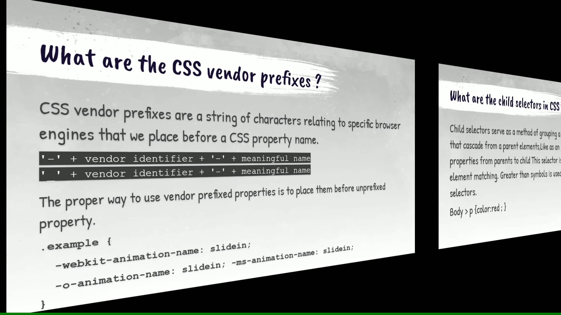 TOP CSS interview questions answers 2020 on Vimeo