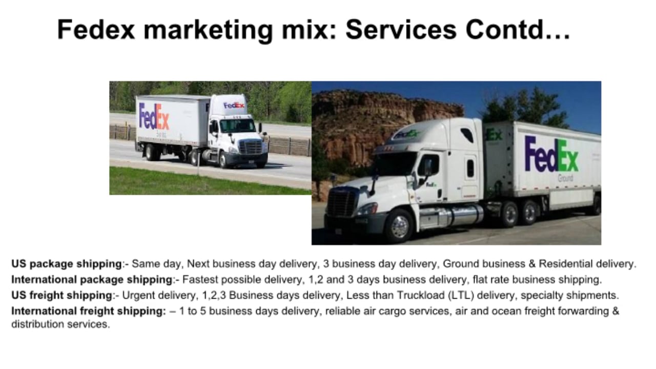 FEDEX Marketing Mix 7Ps by notesmatic on Vimeo