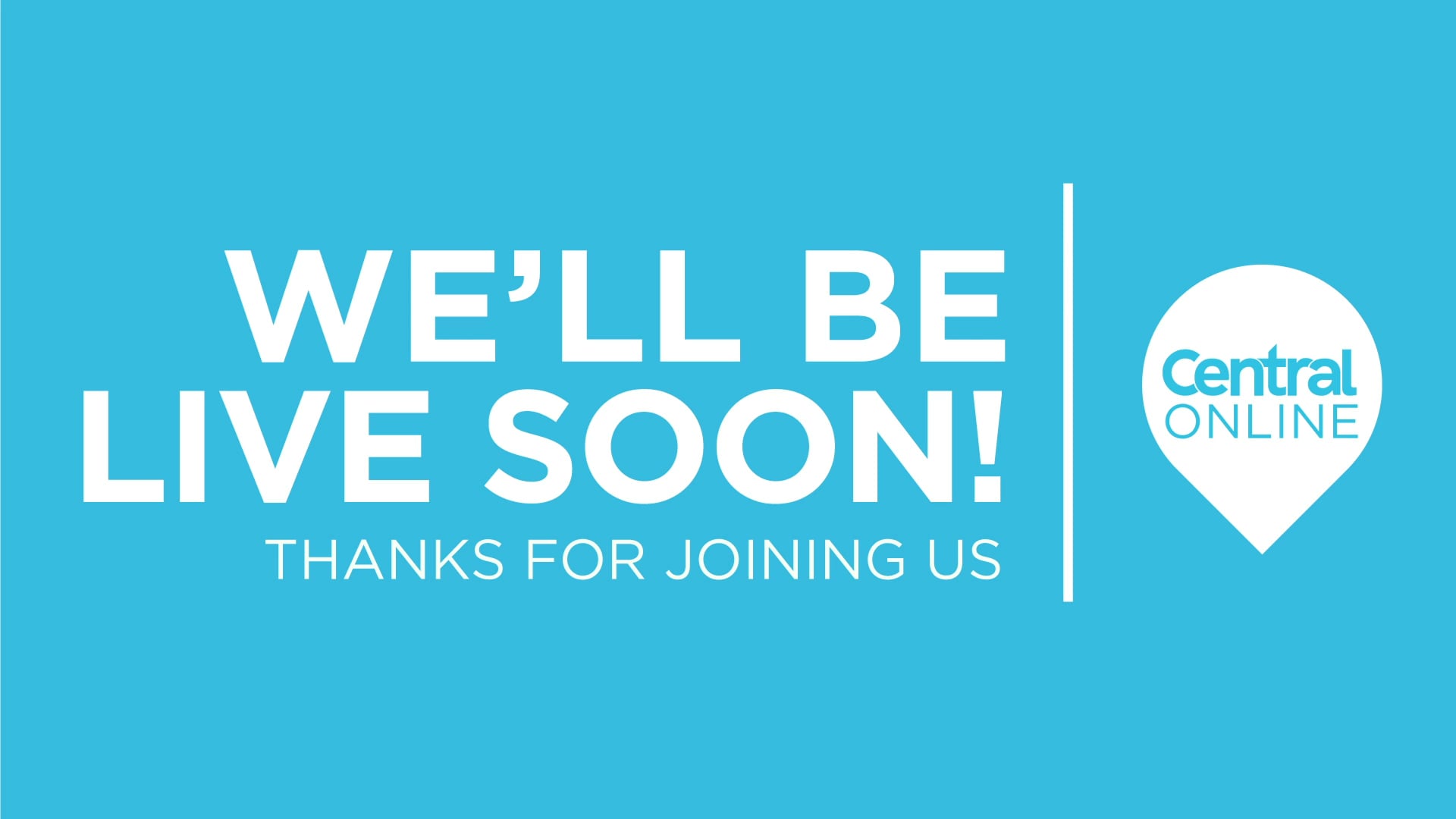 We'll be live soon! on Vimeo