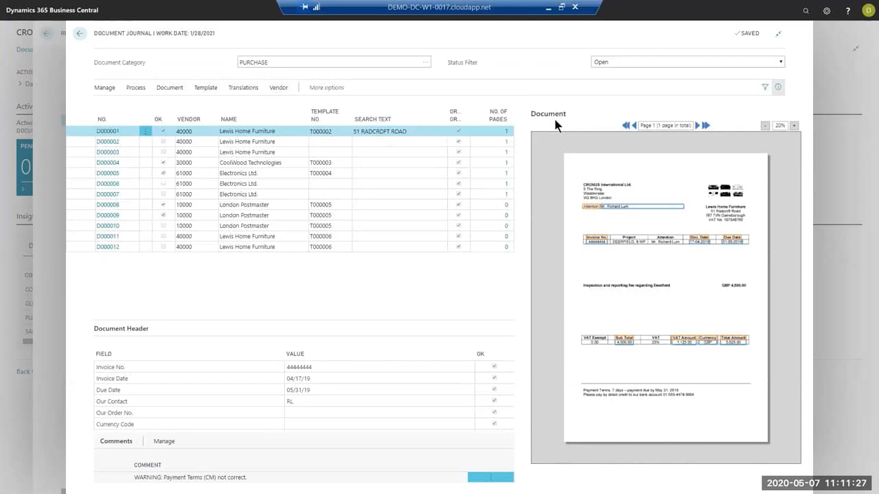 Continia Document Capture for Microsoft Dynamics Business Central on Vimeo
