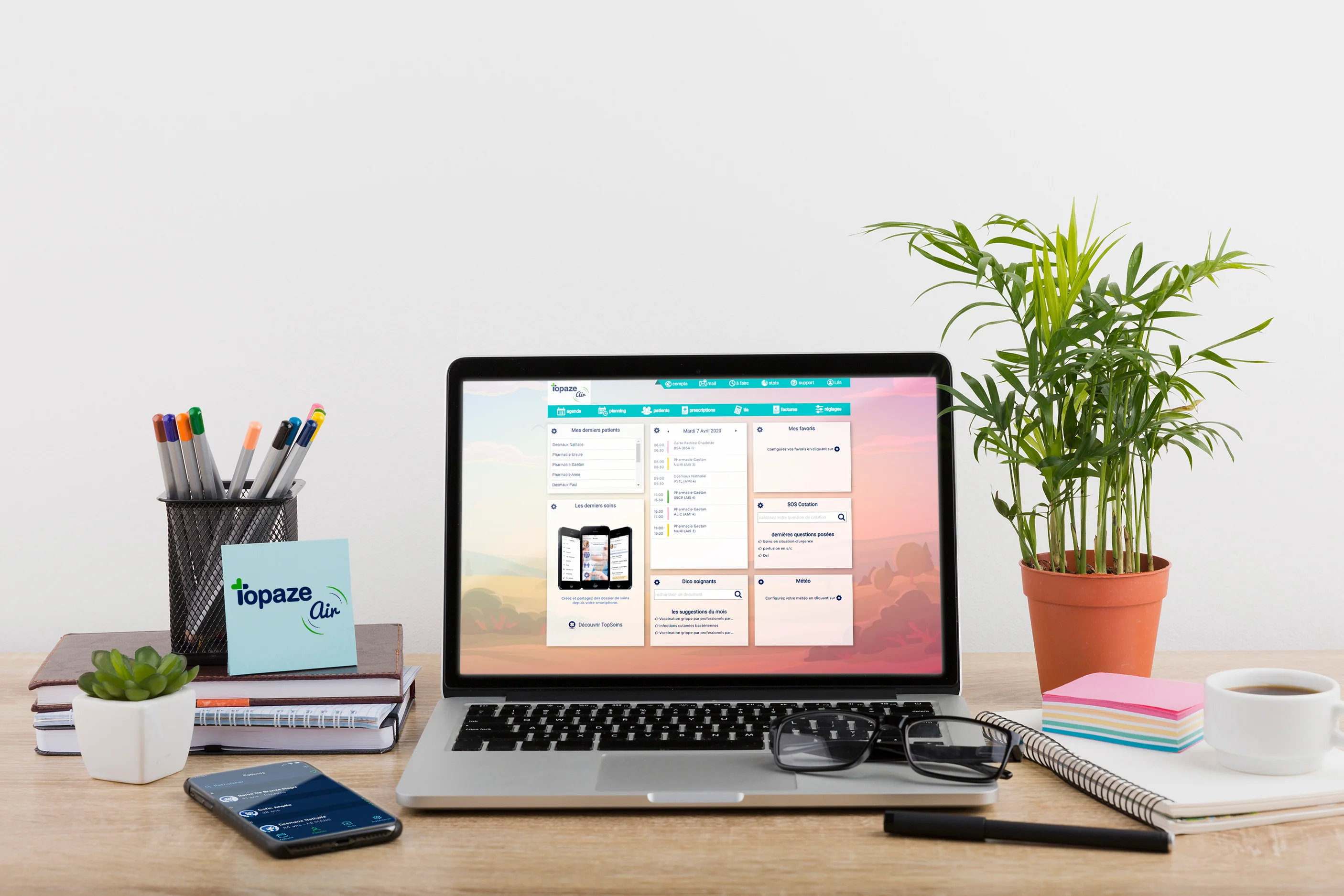 Découvrez le logiciel infirmier Topaze Air, 100% connecté