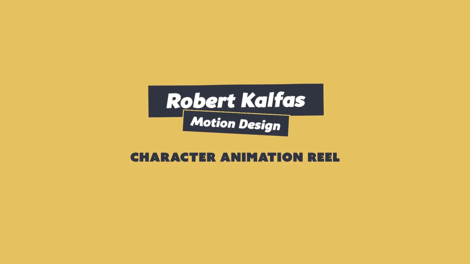 Character Animation Reel on Vimeo