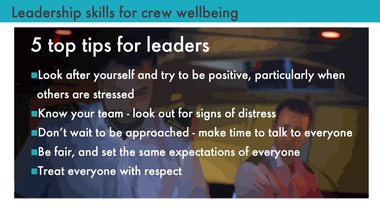 Leadership Skills for Crew Wellbeing Module 3 on Vimeo