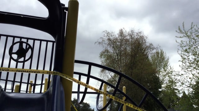 Playground Storm Clouds Caution - Free video on Pixabay
