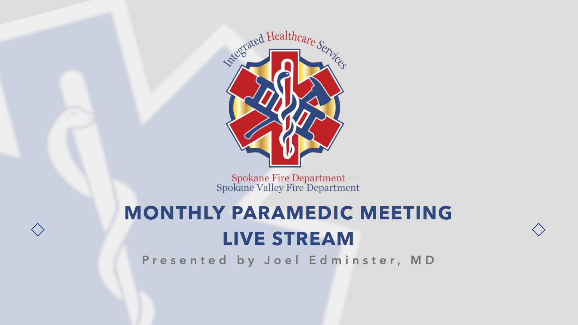 Paramedic Meeting - May 2020 on Vimeo