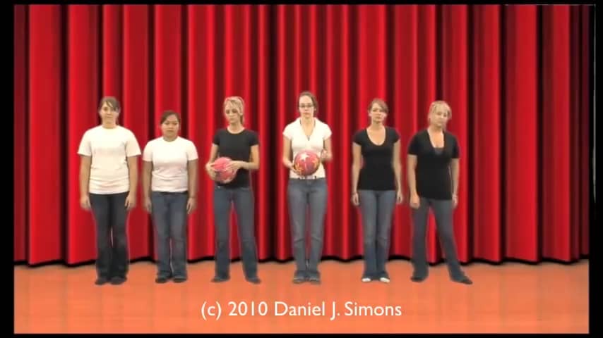 The Monkey Business Illusion by Daniel Simons on Vimeo