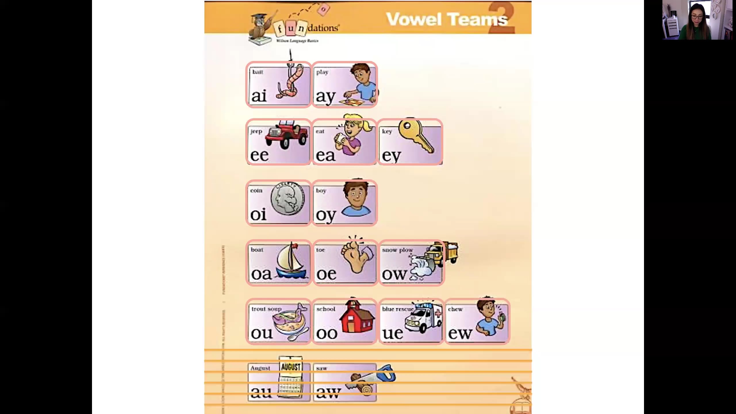 Fundations | Vowel Teams - au, aw on Vimeo