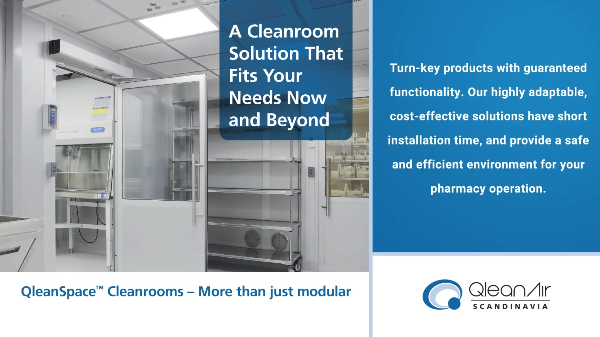 Cleanrooms - QleanAir Scandinavia | A Cleanroom Solution That Fits Your ...
