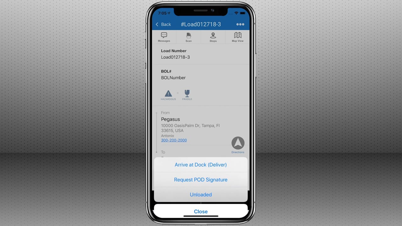Request POD Signature within a Load on Vimeo