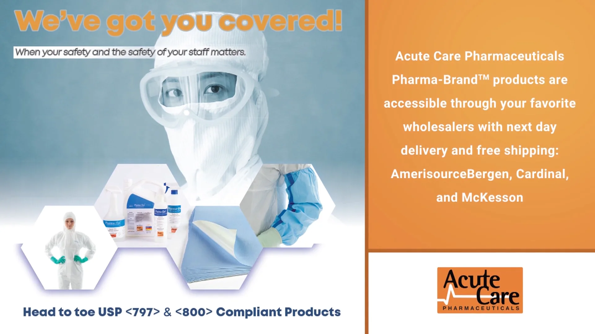 USP 797 & USP 800 Compliance - Acute Care Pharmaceuticals | Head to Toe ...