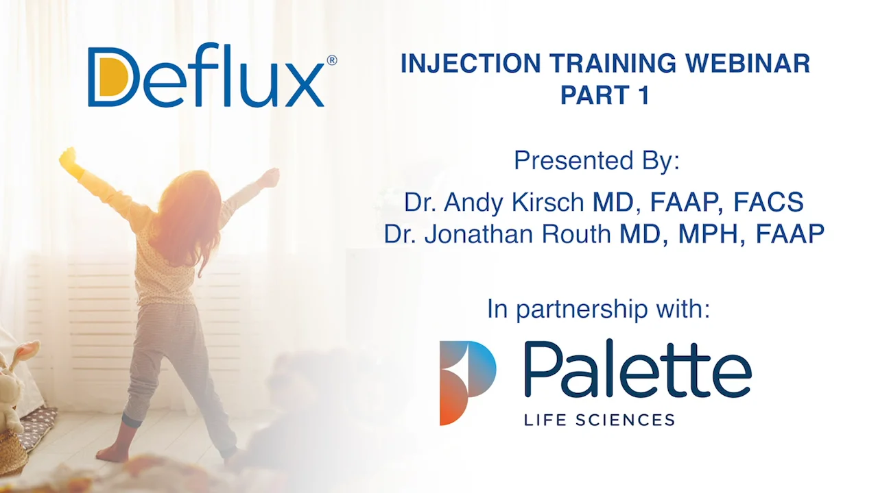 Deflux Injection Training Webinar Part 1 on Vimeo