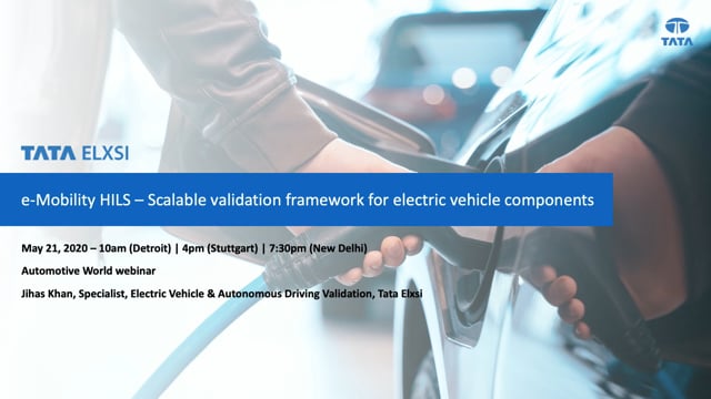 e-Mobility HILS - scalable validation framework for electric vehicle ...