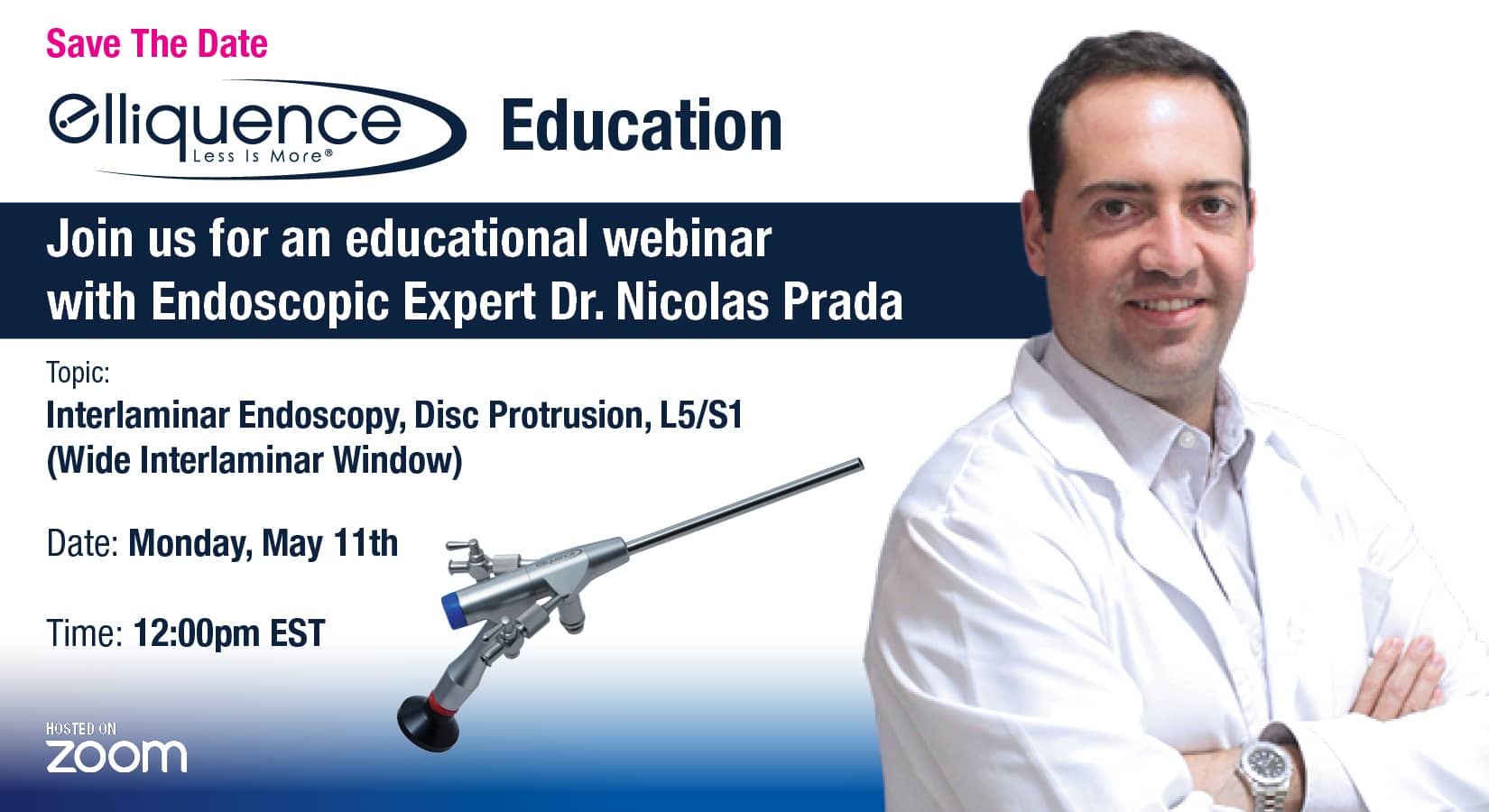 Interlaminar Endoscopy, Disc Protrusion, L5/S1 (Wide Interlaminar ...