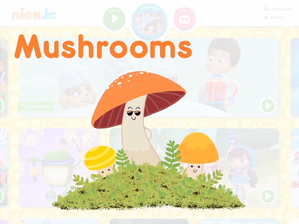 Nick Jr Alphabuttons Mushroom on Vimeo