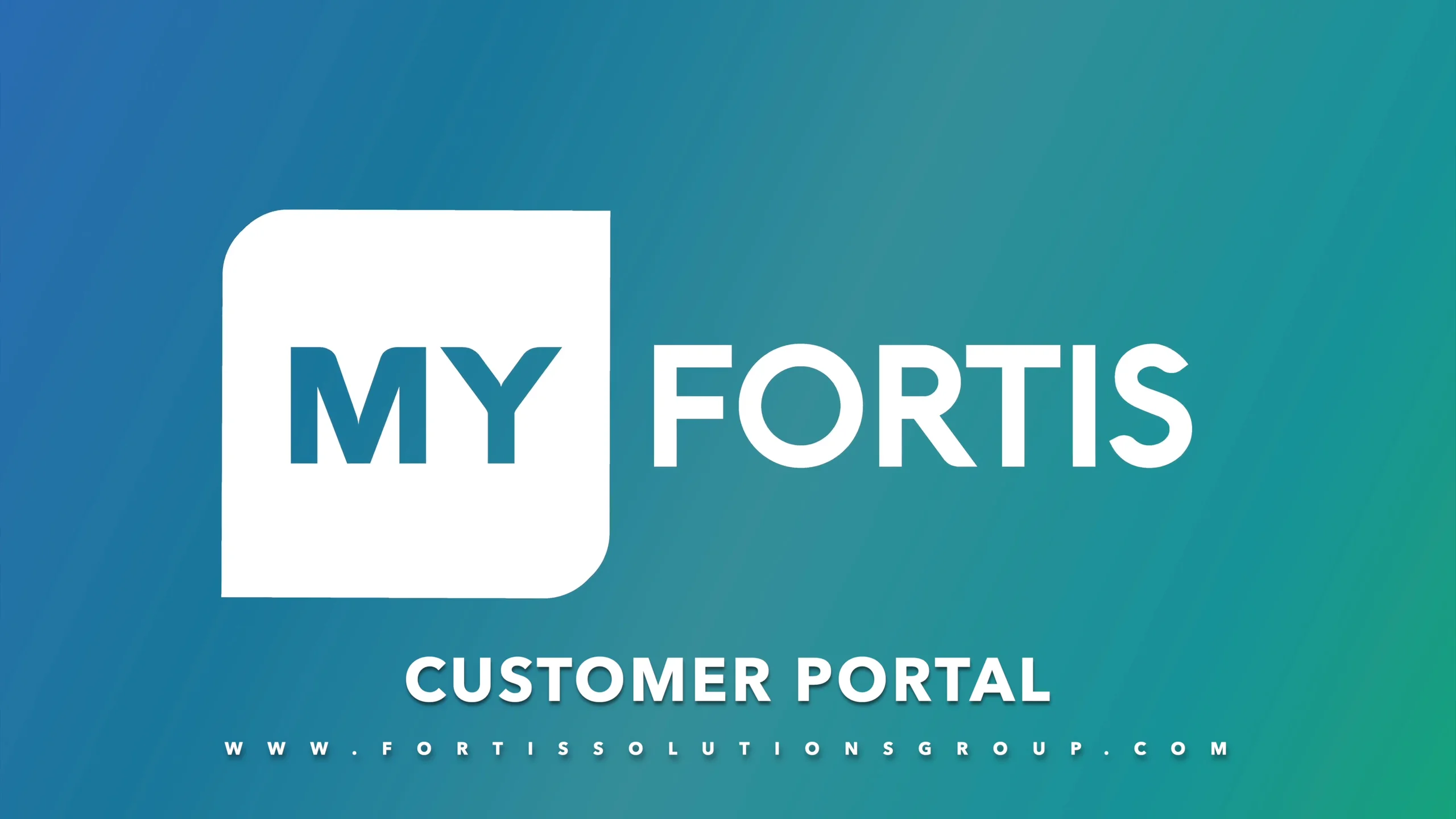 MyFortis Customer Portal on Vimeo