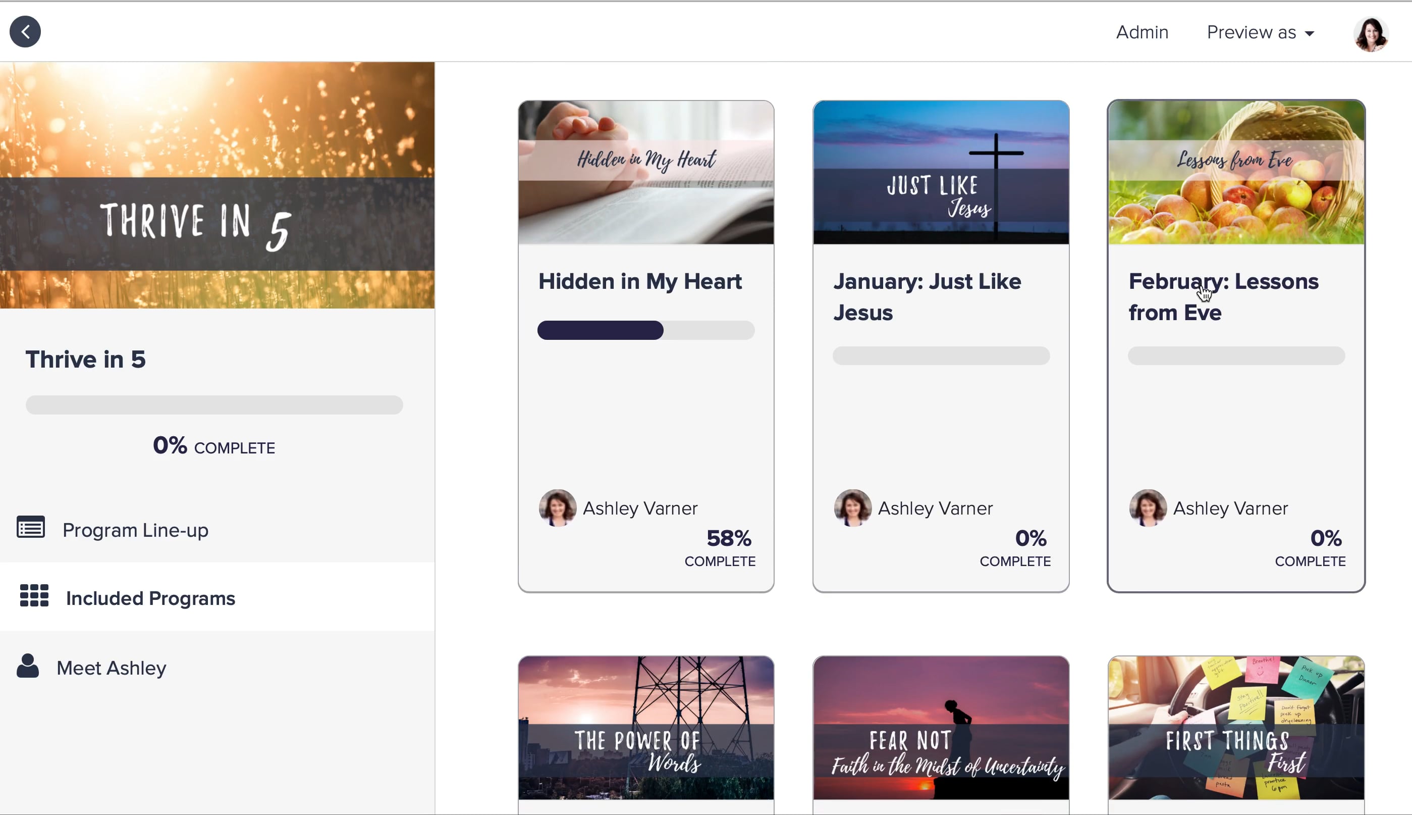 Desktop Tour of the Thrive Bible Study Vault on Vimeo