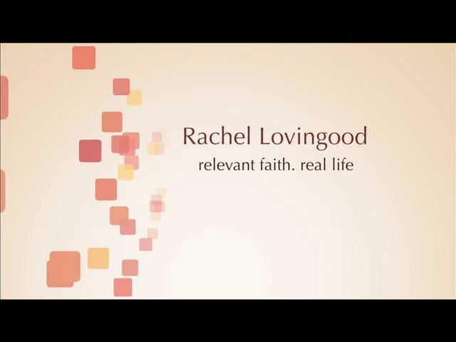 Rachel Lovingood on Vimeo