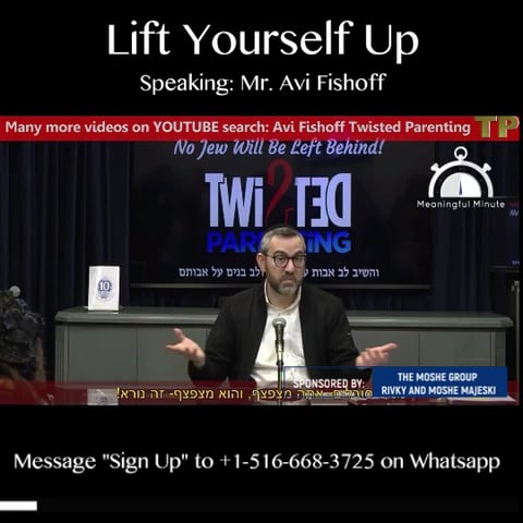 Lift Yourself Up- Mr. Avi Fishoff on Vimeo