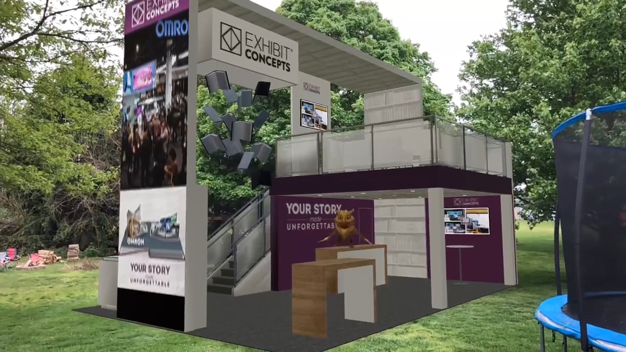 Exhibit Concepts booth in Augmented Reality on Vimeo