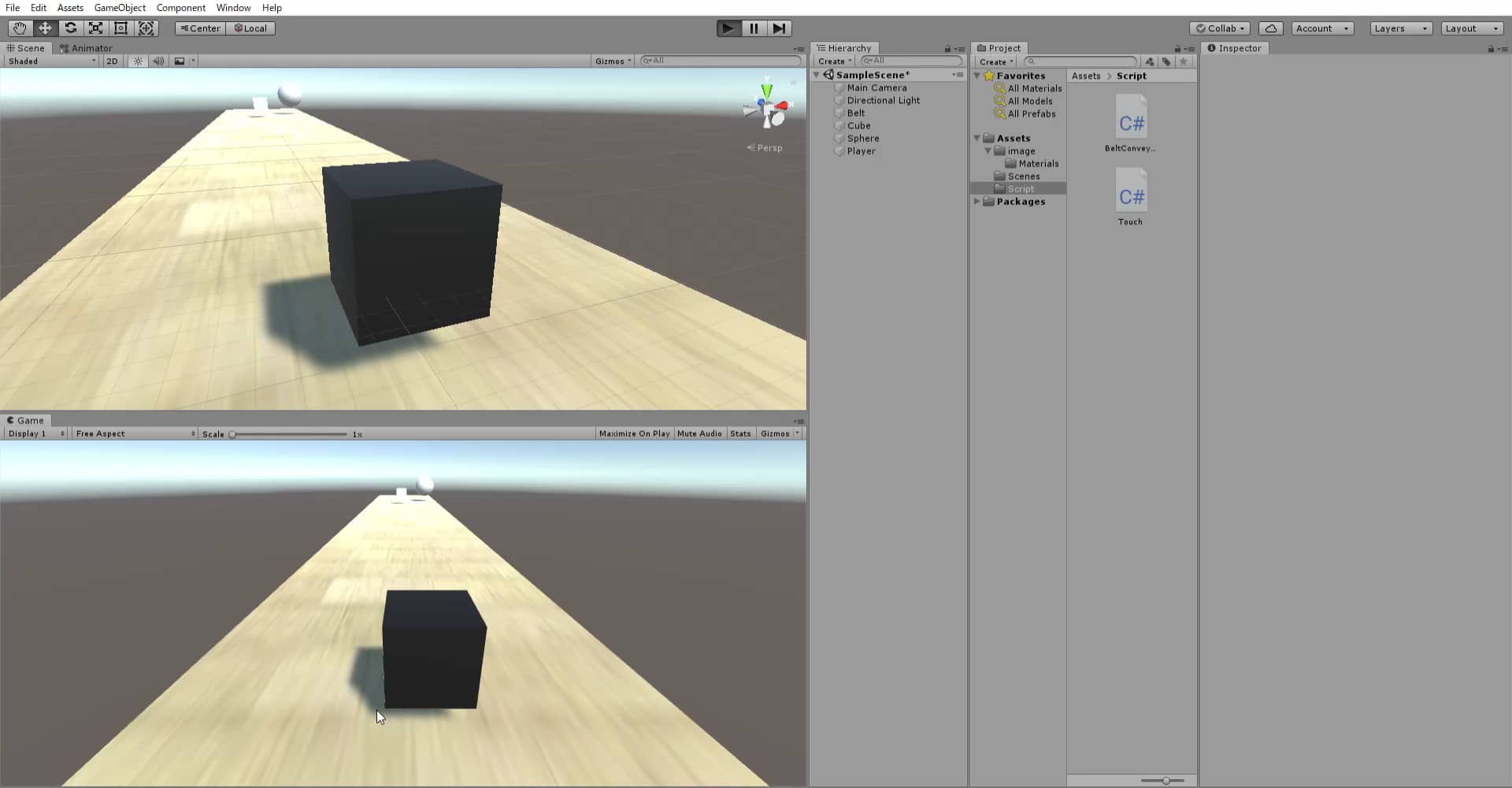 Unity 2018.4.22f1 Personal - SampleScene.unity - blog - PC, Mac & Linux Standalone_ _DX11_ 2020 ...
