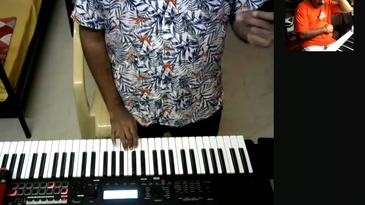 Beginner Carnatic Keyboard - Bmusician Classroom Recording #4455 ...