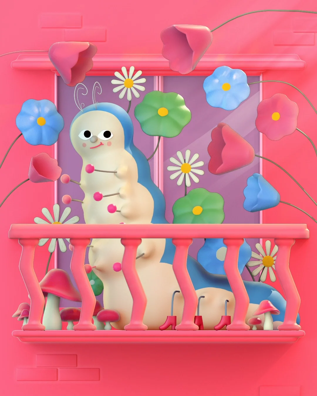 Stay Home. Stay Positive - Clapping Caterpillar on Vimeo