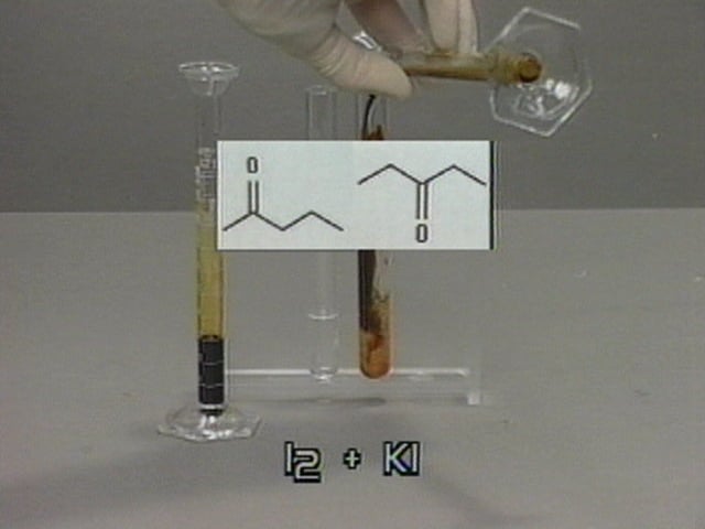 Iodoform Test for Methyl Ketones on Vimeo