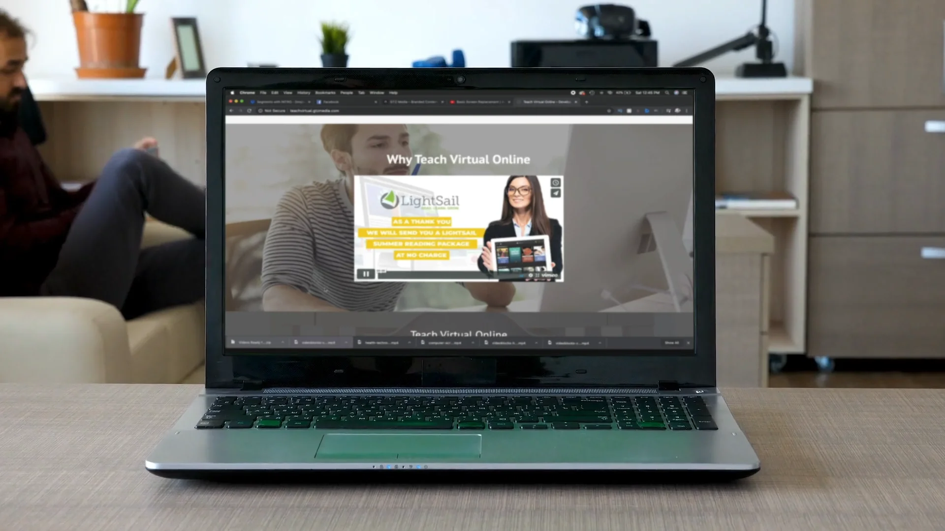 Landing Page with Video on Vimeo