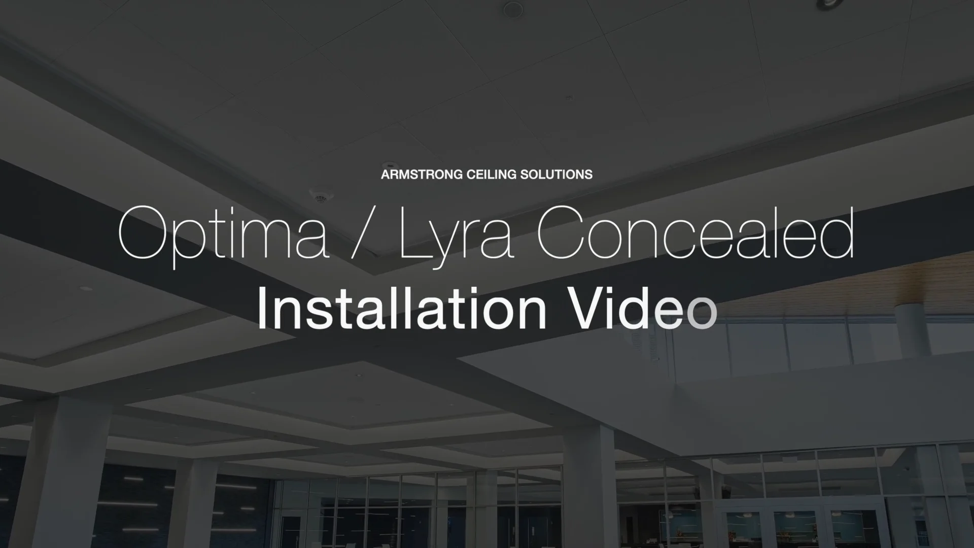 Armstrong Concealed Spline Ceiling System | Shelly Lighting