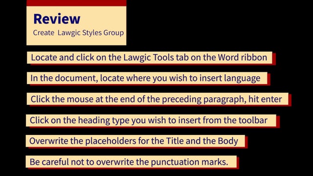 Lawgic Video Training on Vimeo
