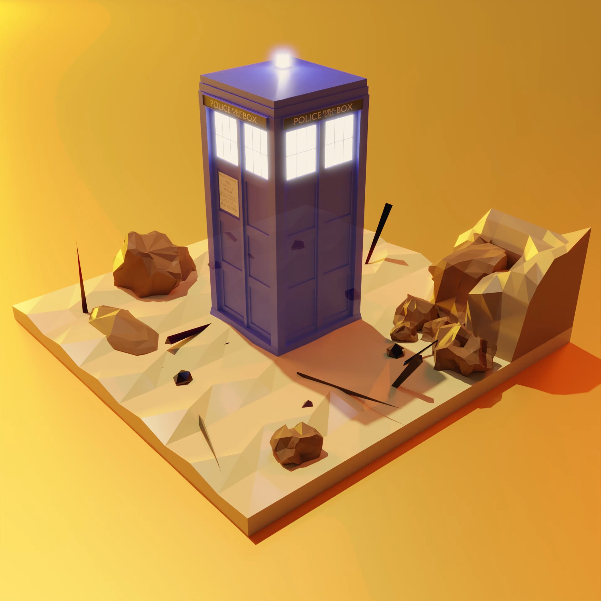 Doctor Who's TARDIS landing animation on Vimeo