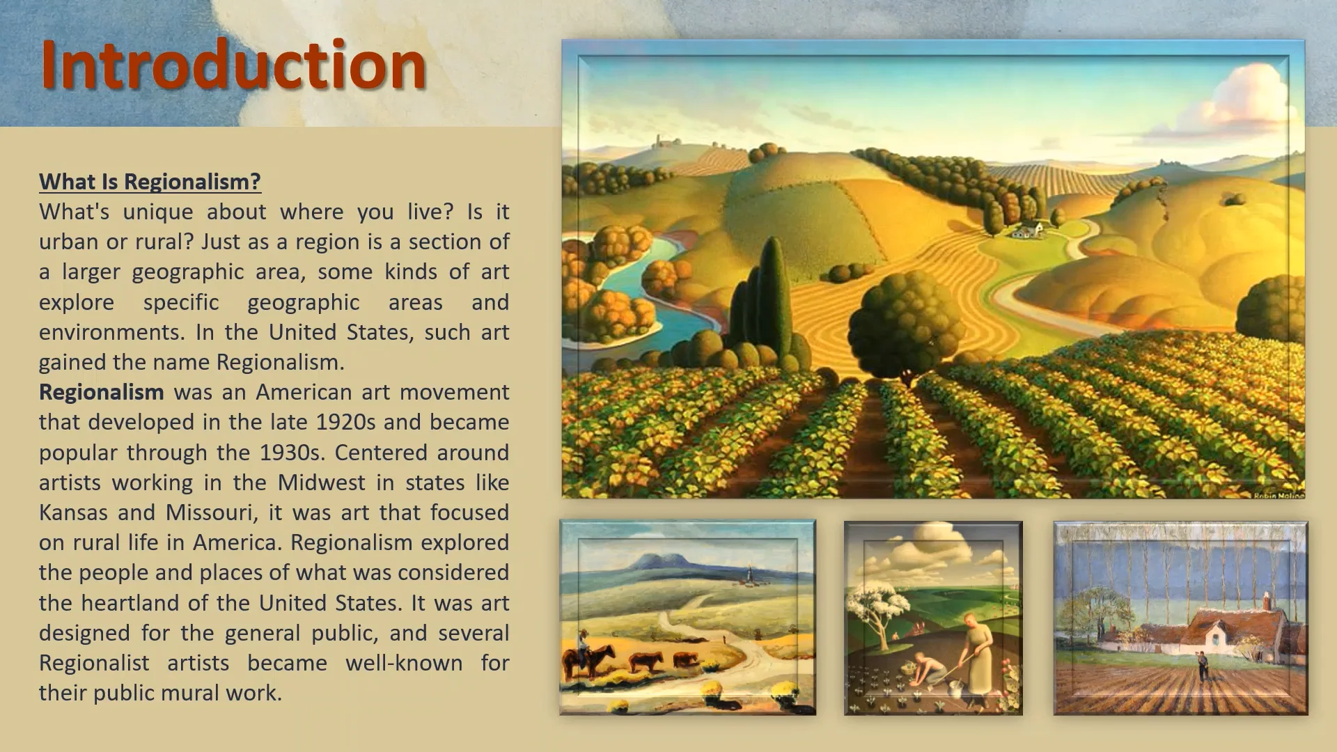 Grade 4 - Art - Project 9 - Regionalism on Vimeo