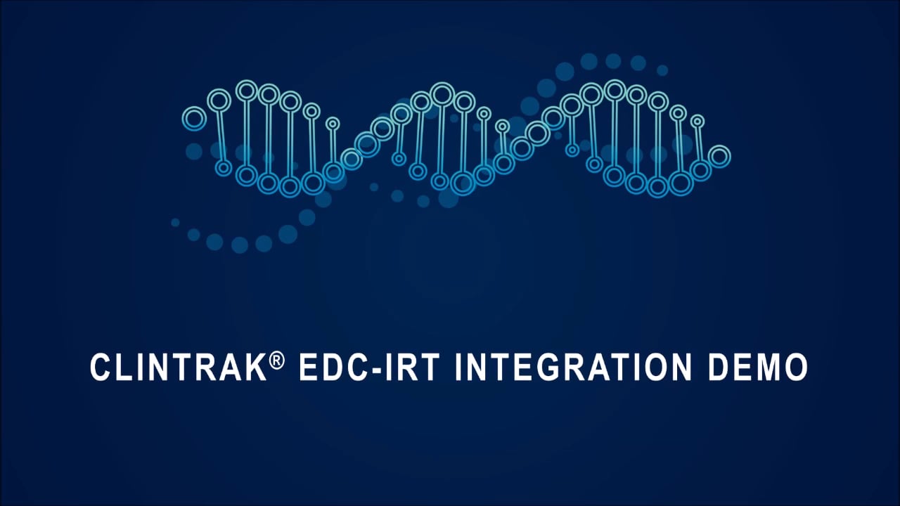 ClinTrak® EDC-IRT Integration Demo on Vimeo