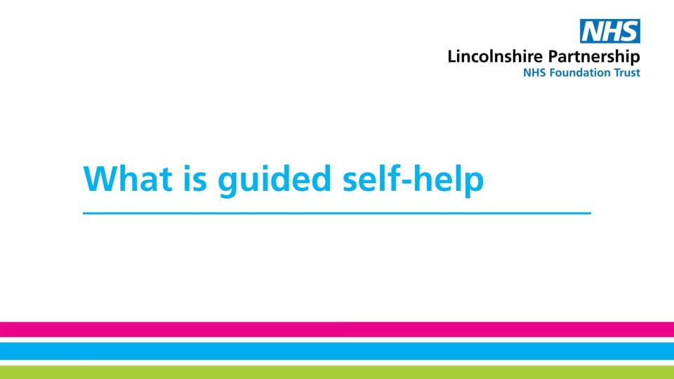 Guided self-help :: steps2change Lincolnshire
