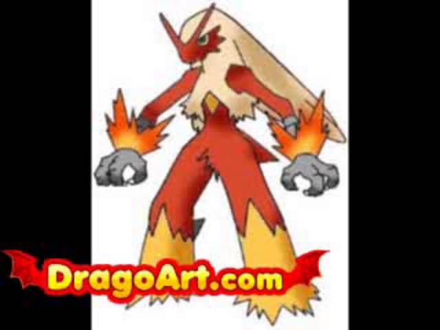 How to draw Blaziken, step by step on Vimeo